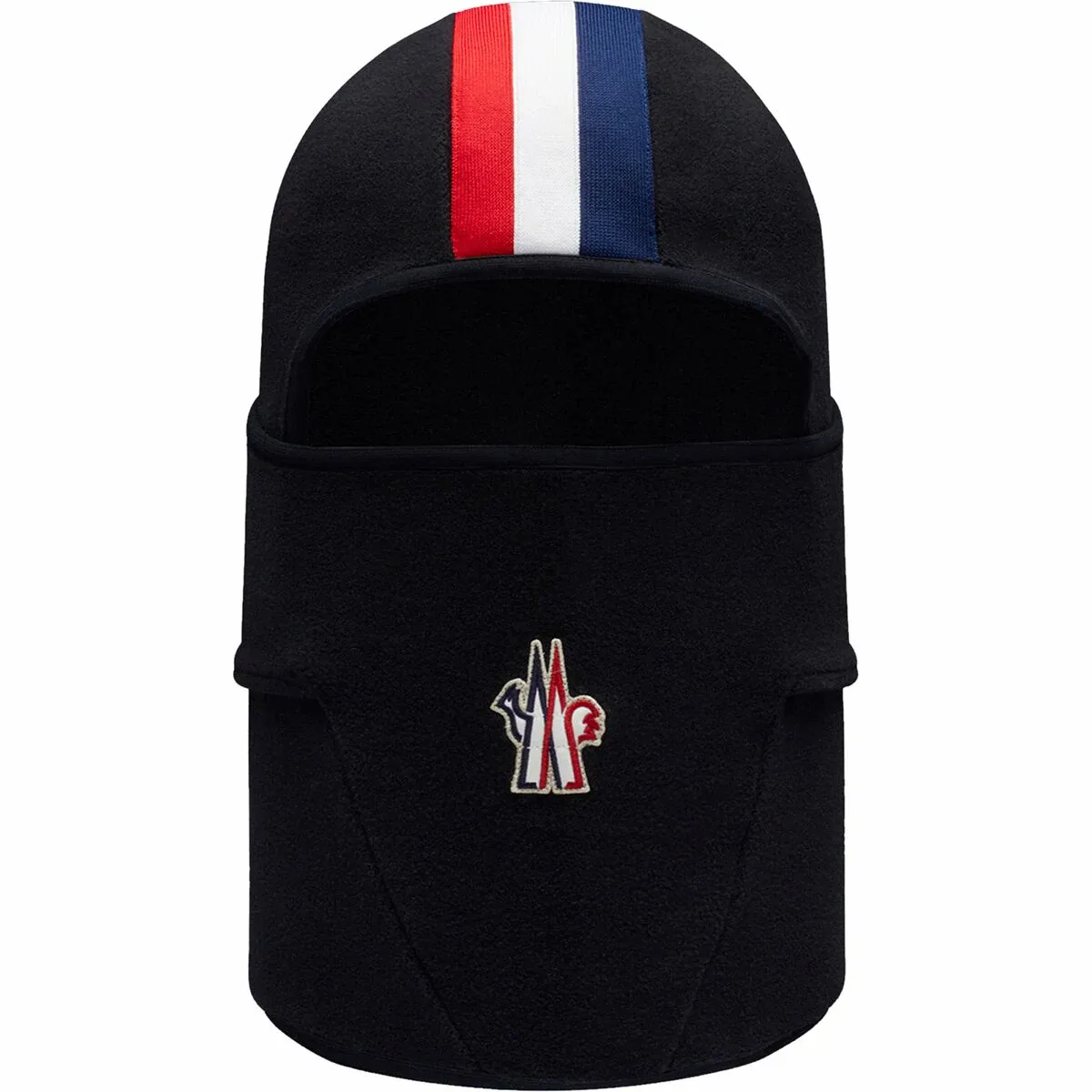 Moncler Black Tricolour Stripe Ski Balaclava | WHAT’S ON THE STAR?