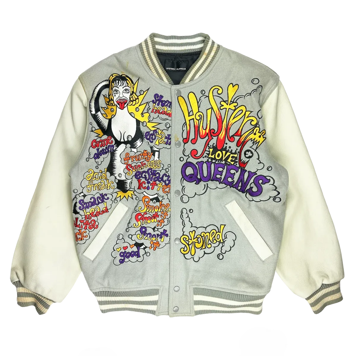 Hysteric Glamour 90's "Punishment School" Varsity Jacket | WHAT’S ON THE STAR?