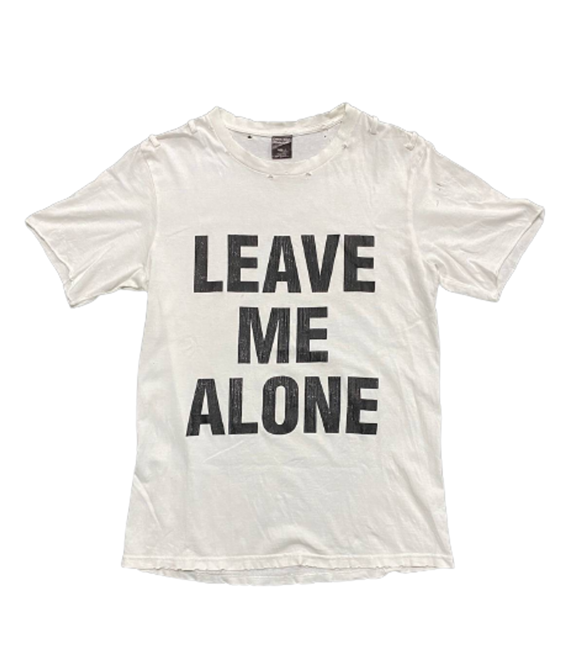 Number (N)ine Leave Me Alone Distressed T-Shirt | WHAT’S ON THE STAR?