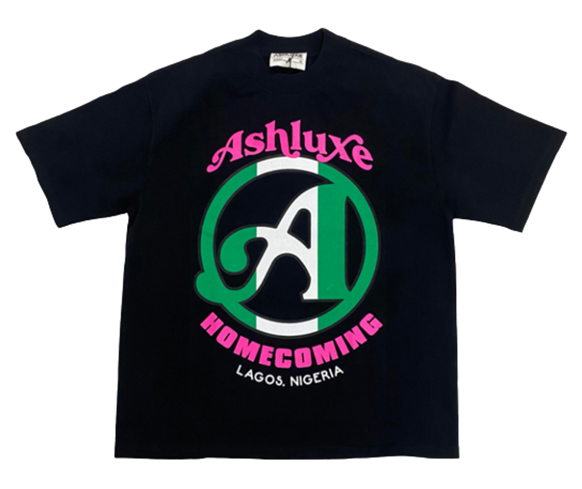 Ashluxe × Homecoming Black Logo T-Shirt | WHAT’S ON THE STAR?