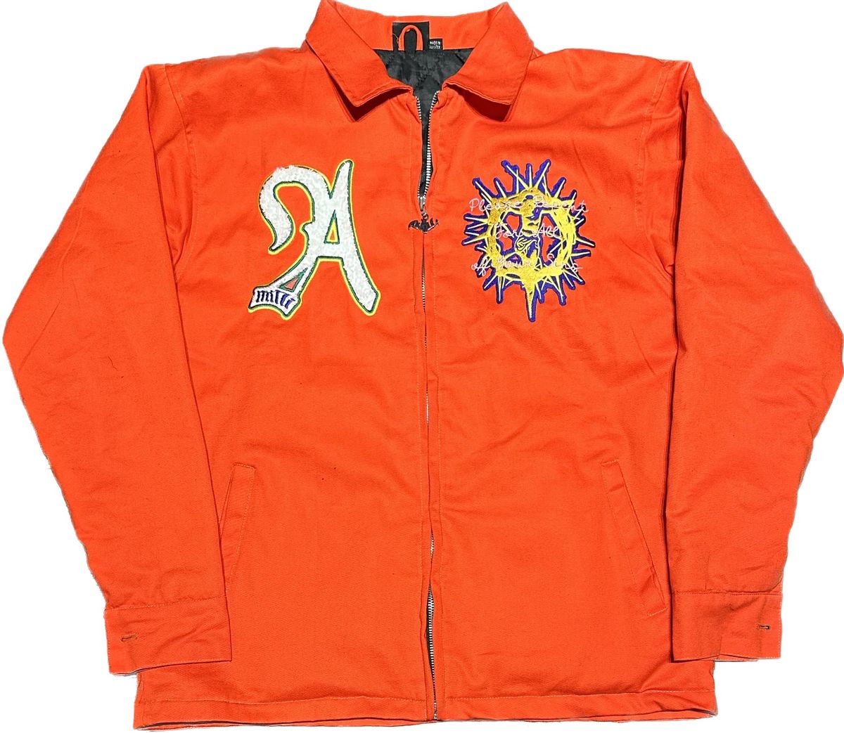 Amilli Atelier Orange Chained Dog Eisenhower Jacket | WHAT’S ON THE STAR?