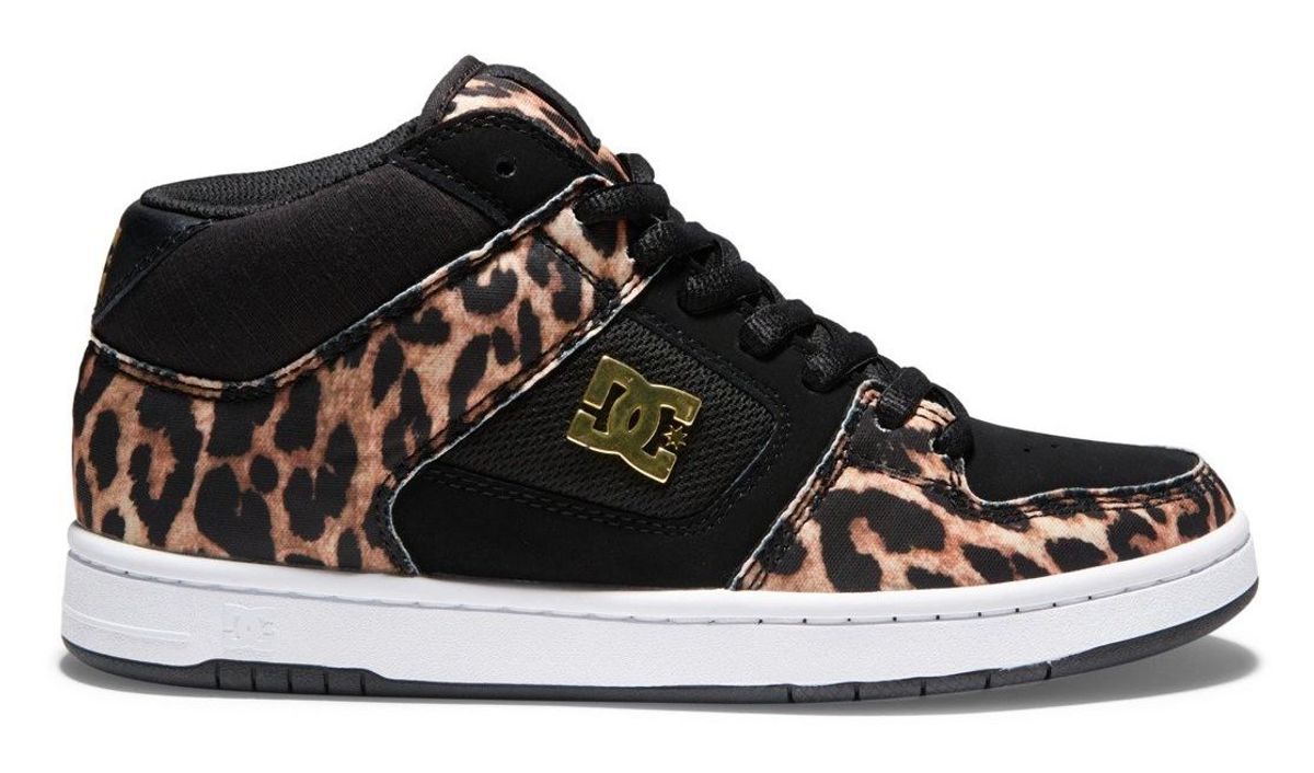 DC Shoes Manteca Mid Leopard Print Sneakers | WHAT’S ON THE STAR?