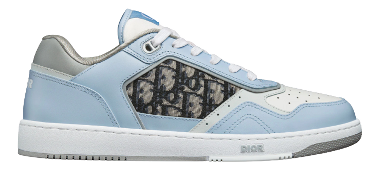 Dior B27 Light Blue, White and Dior Gray Smooth Calfskin with Beige and ...