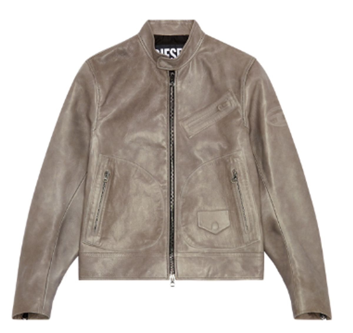 Diesel Dark Grey L-Josh Biker Jacket | WHAT’S ON THE STAR?