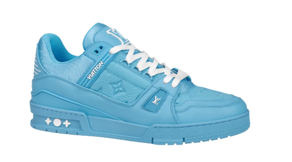 Louis Vuitton Blue Lv Trainer Sneakers | WHAT’S ON THE STAR?
