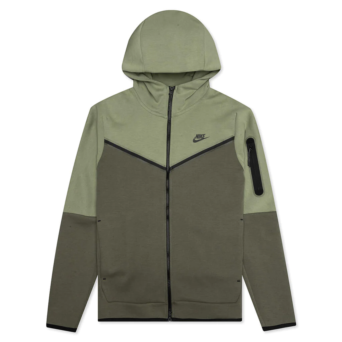 Nike Medium Olive Tech Fleece Full-Zip Hoodie | WHAT’S ON THE STAR?