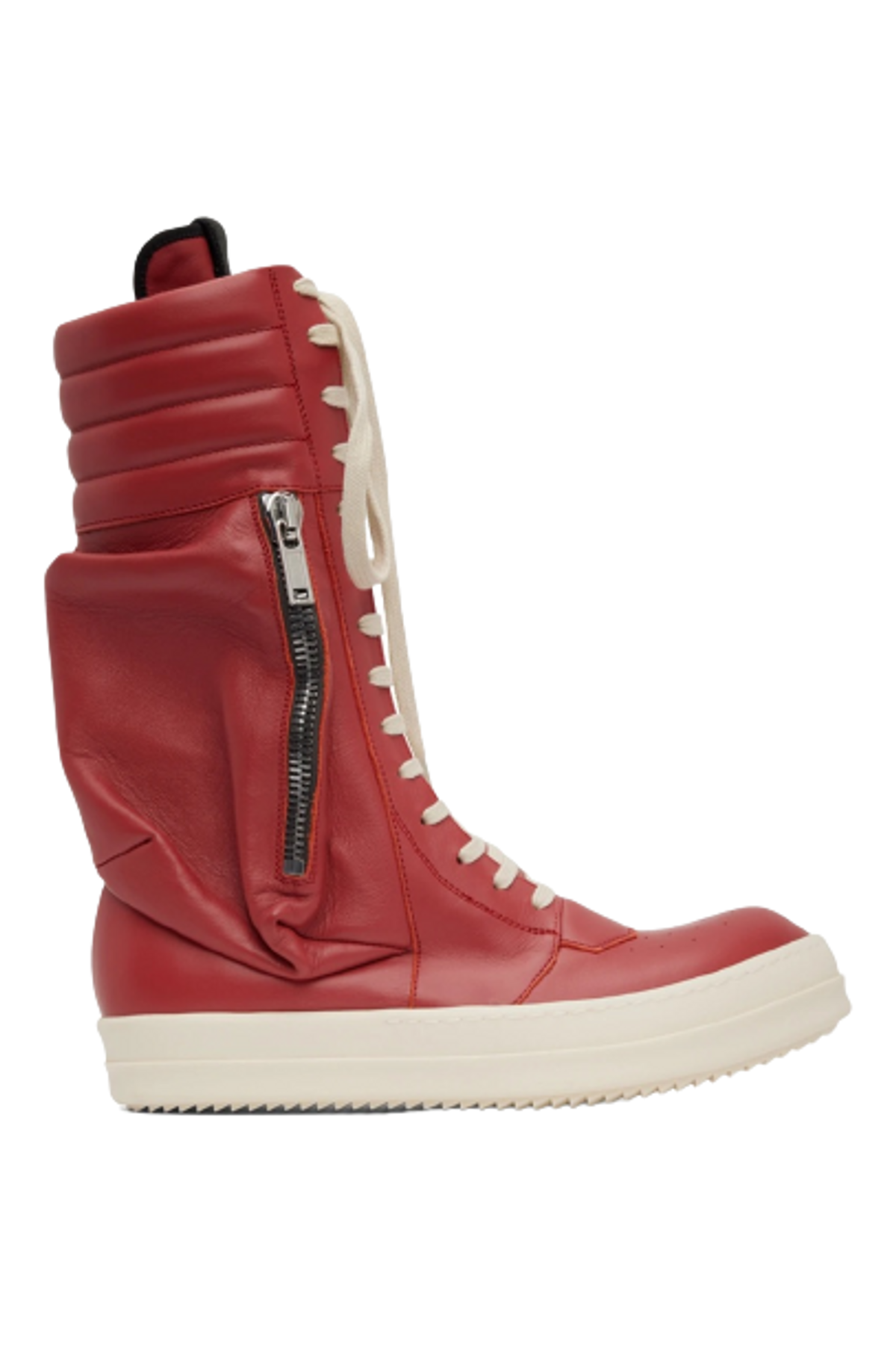 Rick Owens Red Cargobasket Sneakers | WHAT’S ON THE STAR?