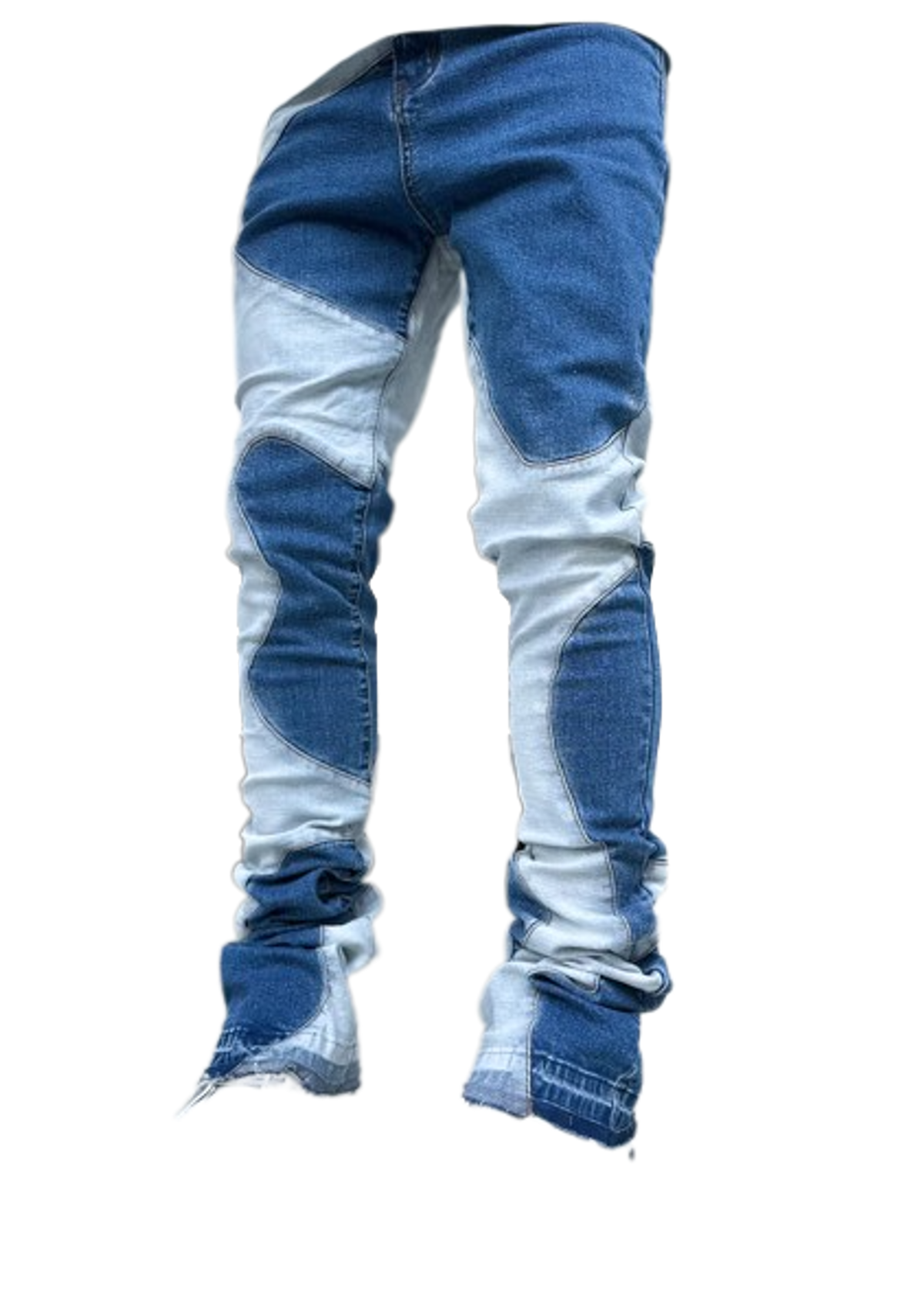 Guapi Vintage Blue Wavy Denim Jeans | WHAT’S ON THE STAR?