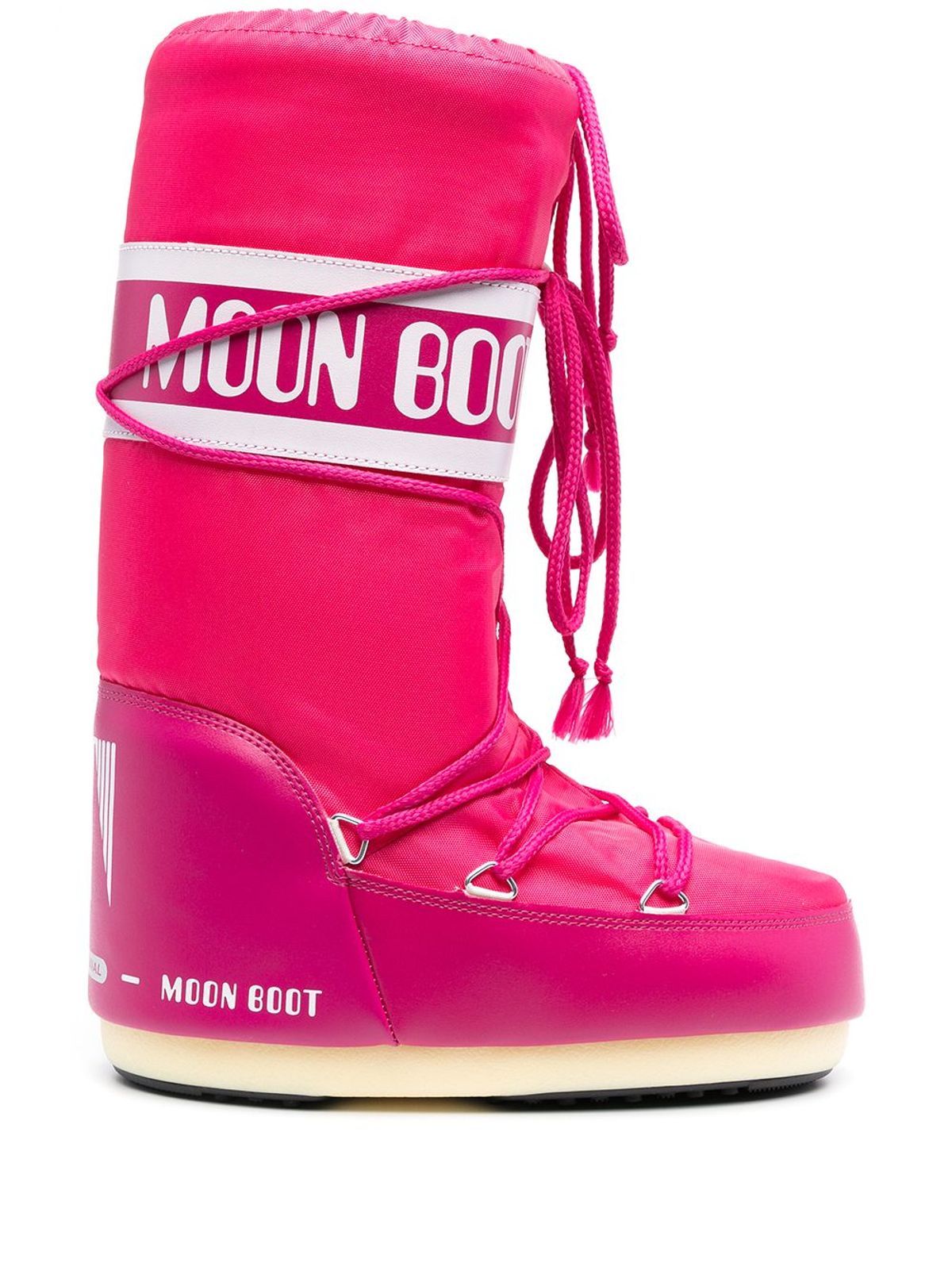 Moon Boot Icon Nylon Fuchsia Snow Boot In Pink | WHAT’S ON THE STAR?