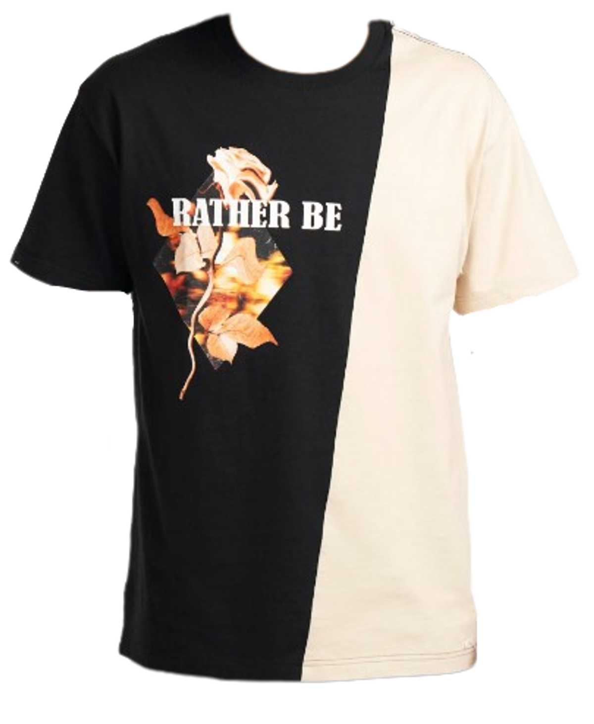 Dead Than Cool Split Floral T-Shirt | WHAT’S ON THE STAR?