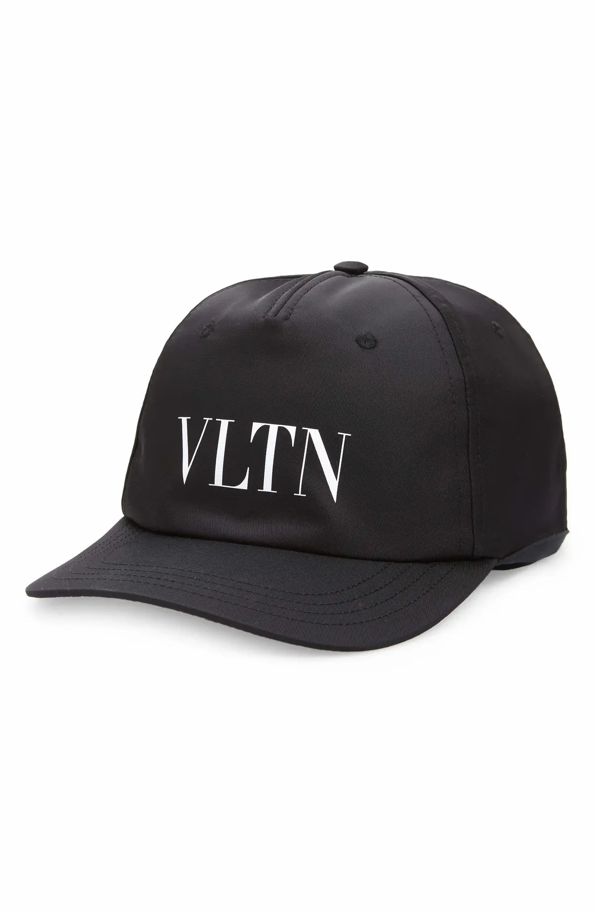 Valentino Vltn Logo Baseball Cap In Black | WHAT’S ON THE STAR?