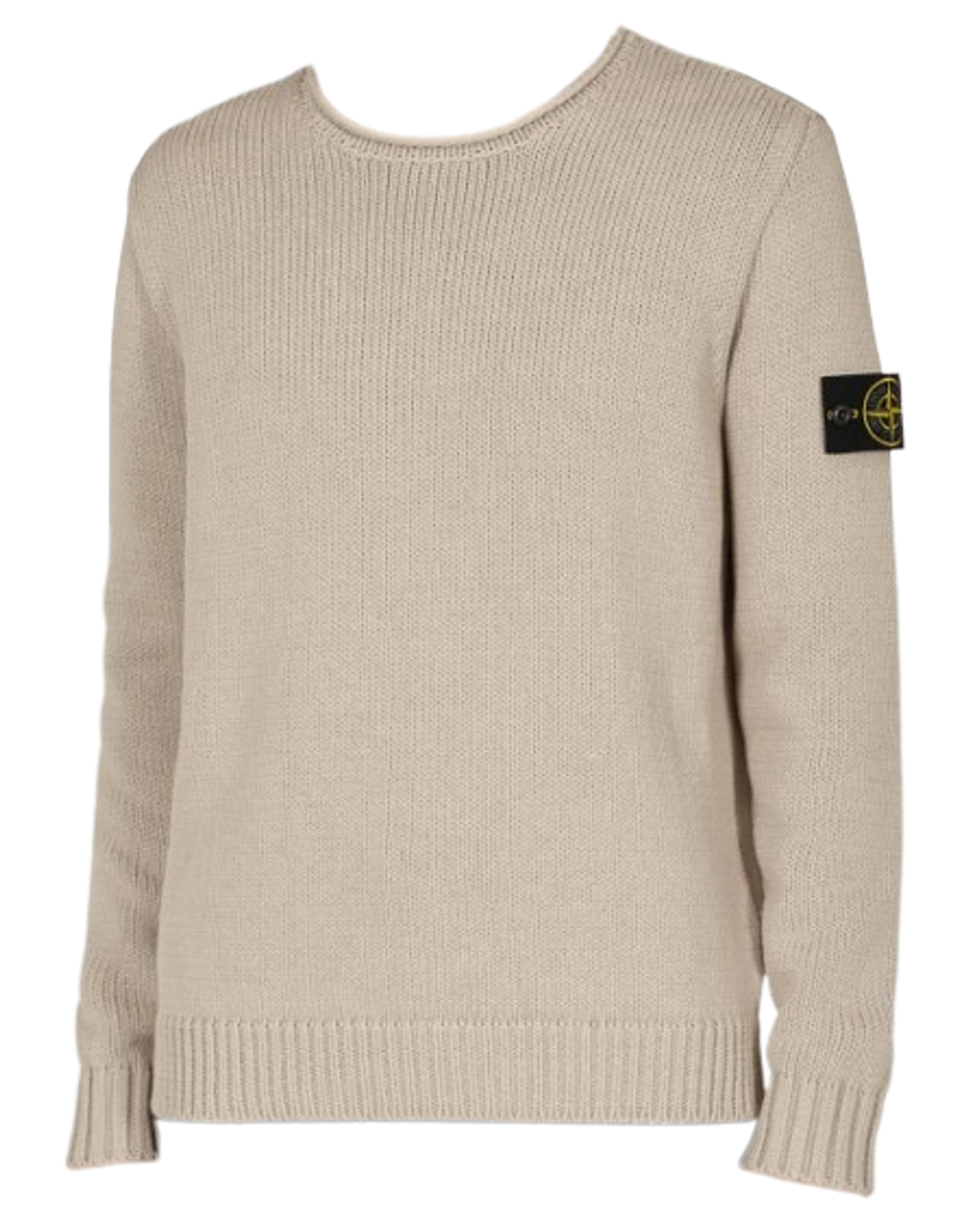 Stone Island Loose Grey Cotton Sweater | WHAT’S ON THE STAR?