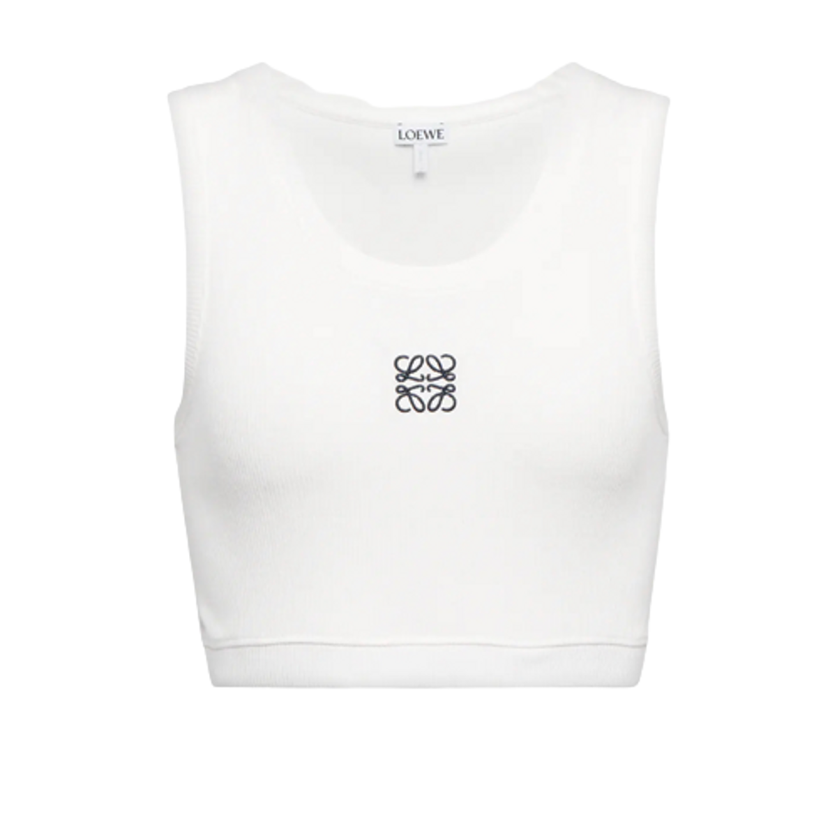 Loewe Anagram Cotton-Blend Crop Top | WHAT’S ON THE STAR?