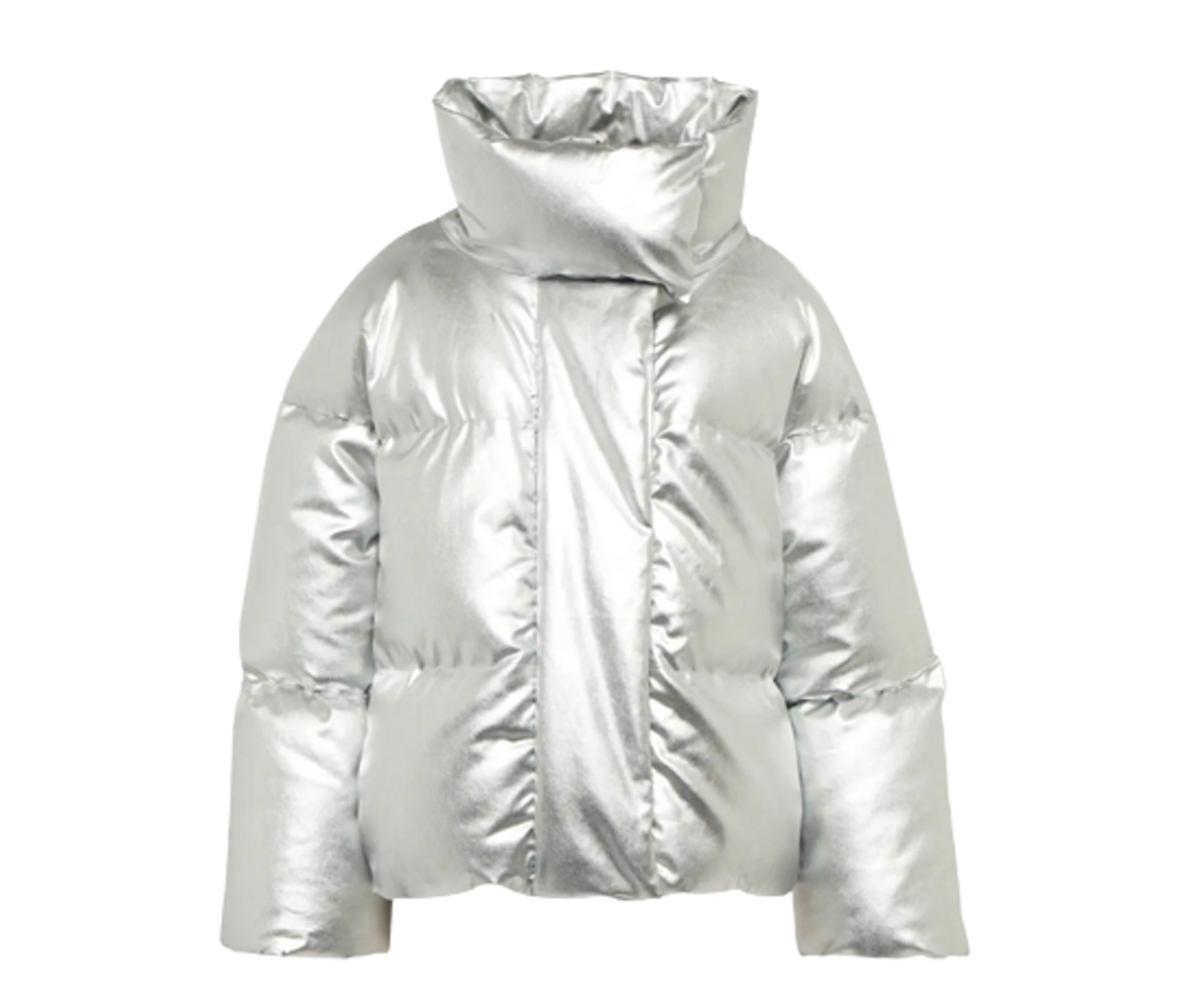 Khaite Raphael Metallic Down Jacket | WHAT’S ON THE STAR?