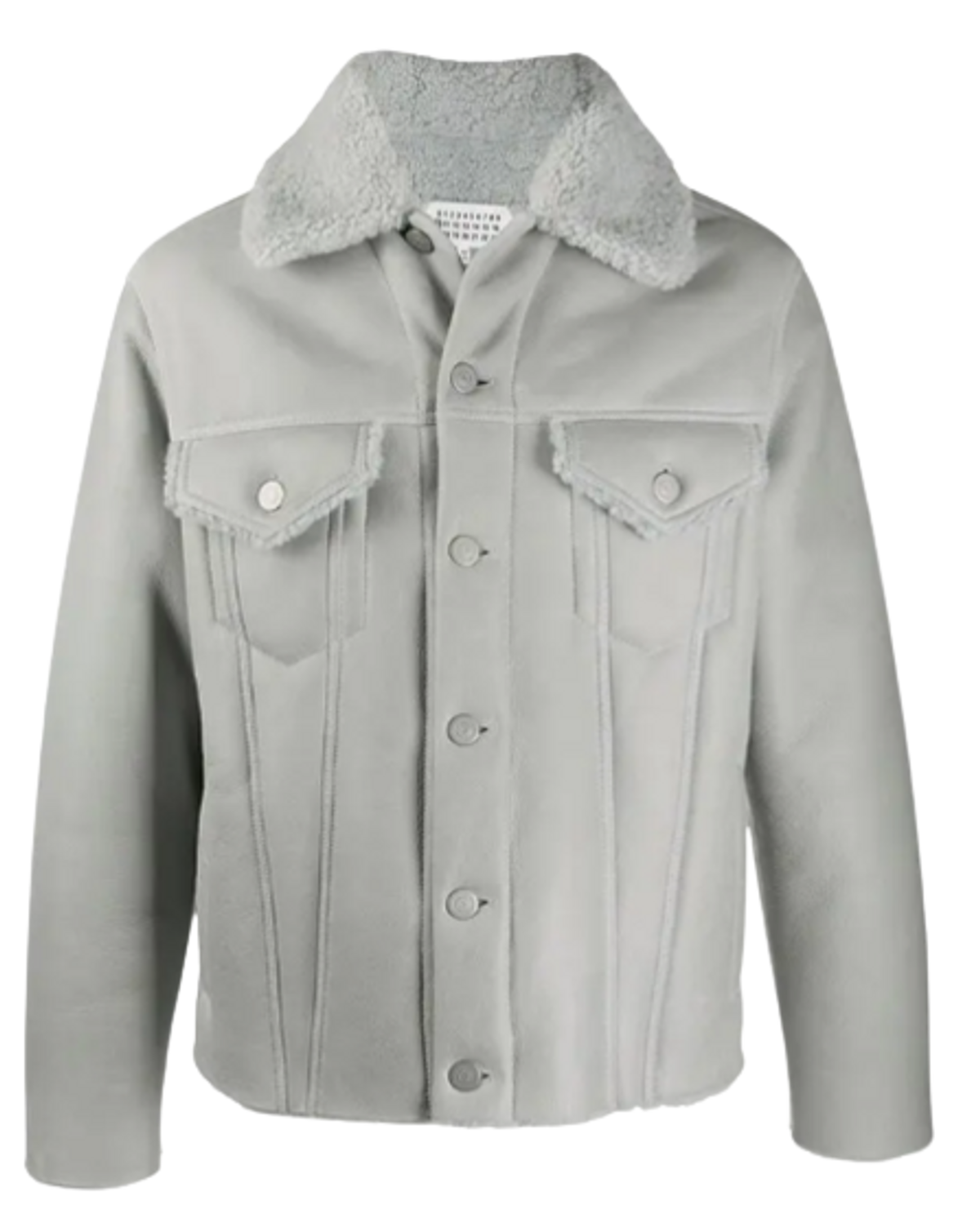 Maison Margiela Shearling Trimmed Buttoned Jacket | WHAT’S ON THE STAR?