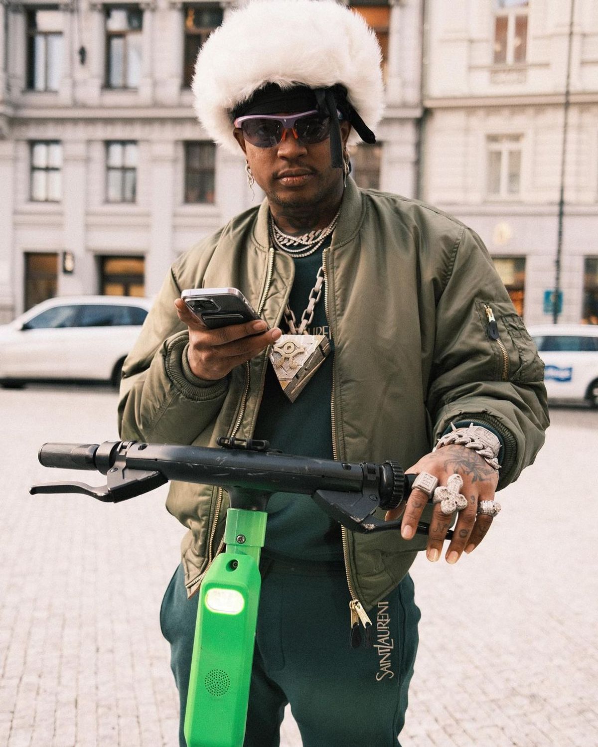 Ski Mask The Slump God Outfit from March 19, 2023 | WHAT’S ON THE STAR?