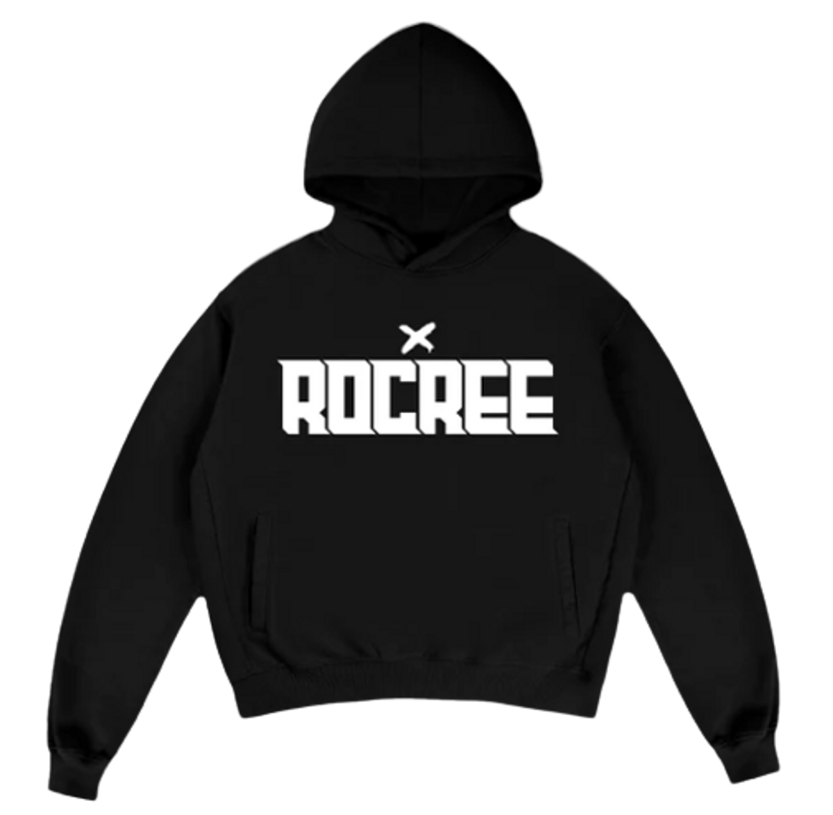 Rocree Black White Logo Hoodie | WHAT’S ON THE STAR?