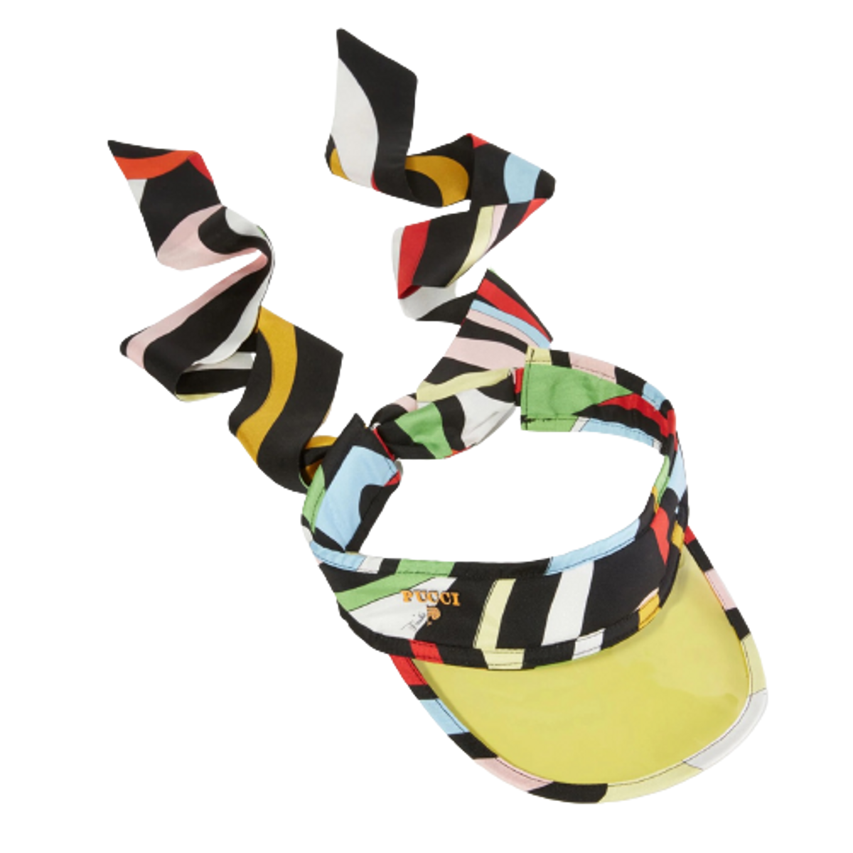 Emilio Pucci Marmo-Print Silk-Twill Visor | WHAT’S ON THE STAR?