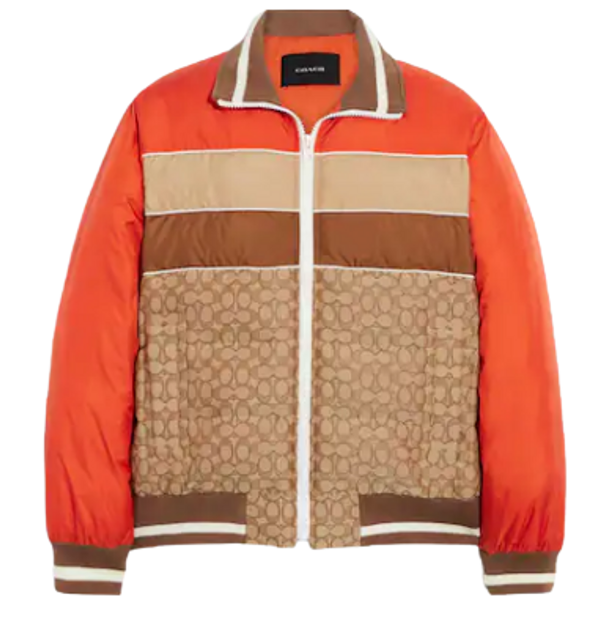 Coach Puffer Bomber Orange Jacket | WHAT’S ON THE STAR?