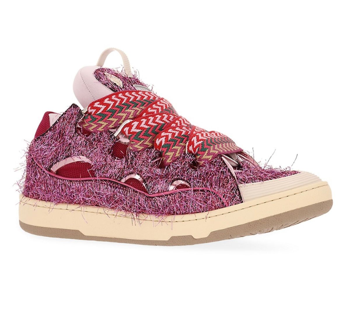 Lanvin Pink Curb Sneakers | WHAT’S ON THE STAR?