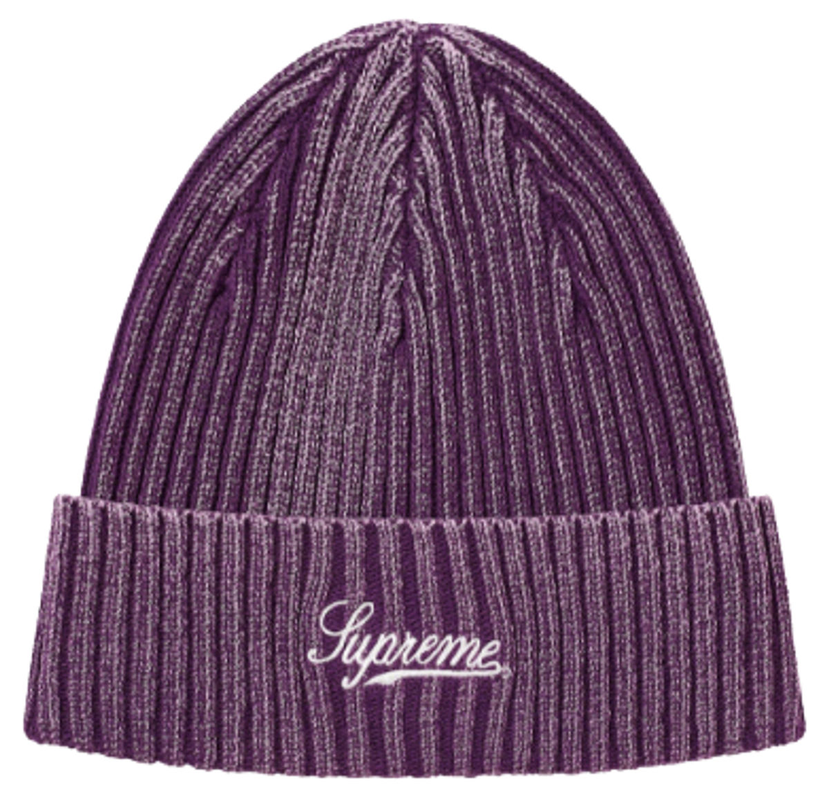 Supreme Bleached Purple Rib Beanie | WHAT’S ON THE STAR?