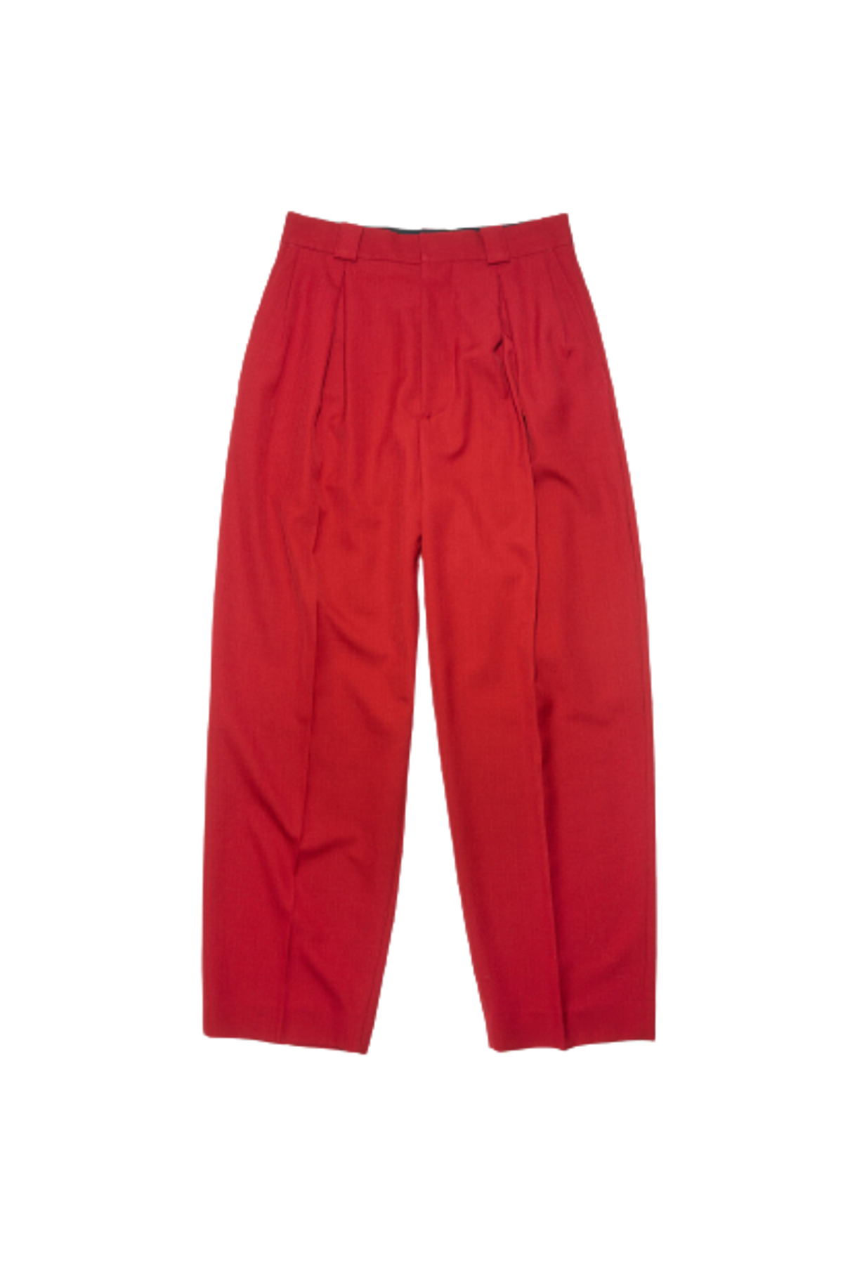 Acne Studios Cherry Red Tailored Pants | WHAT’S ON THE STAR?