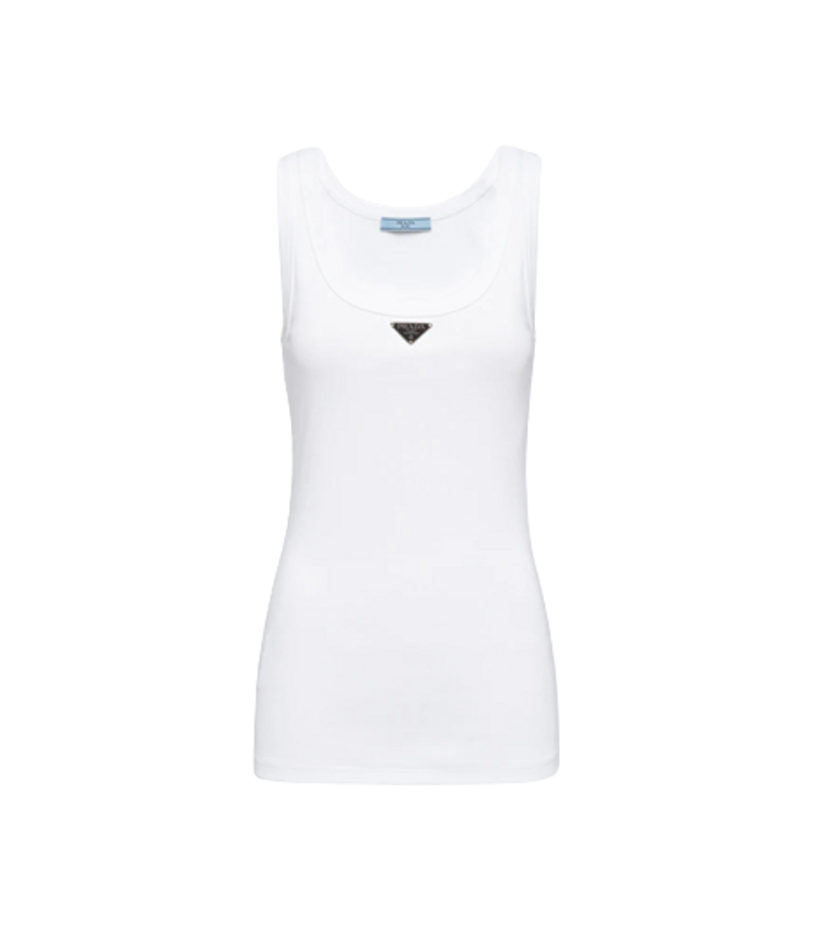 Prada Ribbed Knit Jersey Tank Top | WHAT’S ON THE STAR?