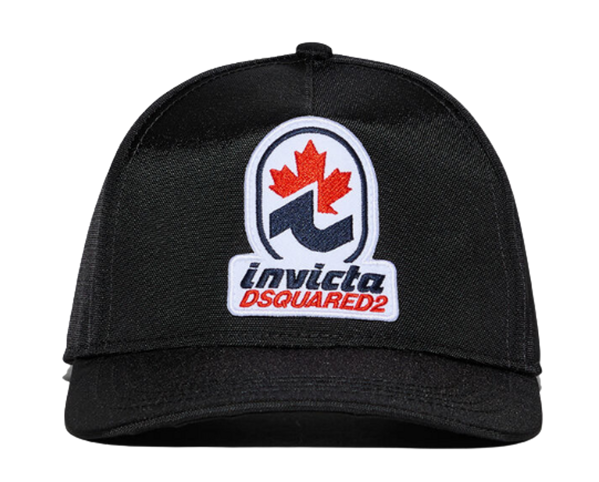 Dsquared2 Invicta Black Baseball Cap | WHAT’S ON THE STAR?