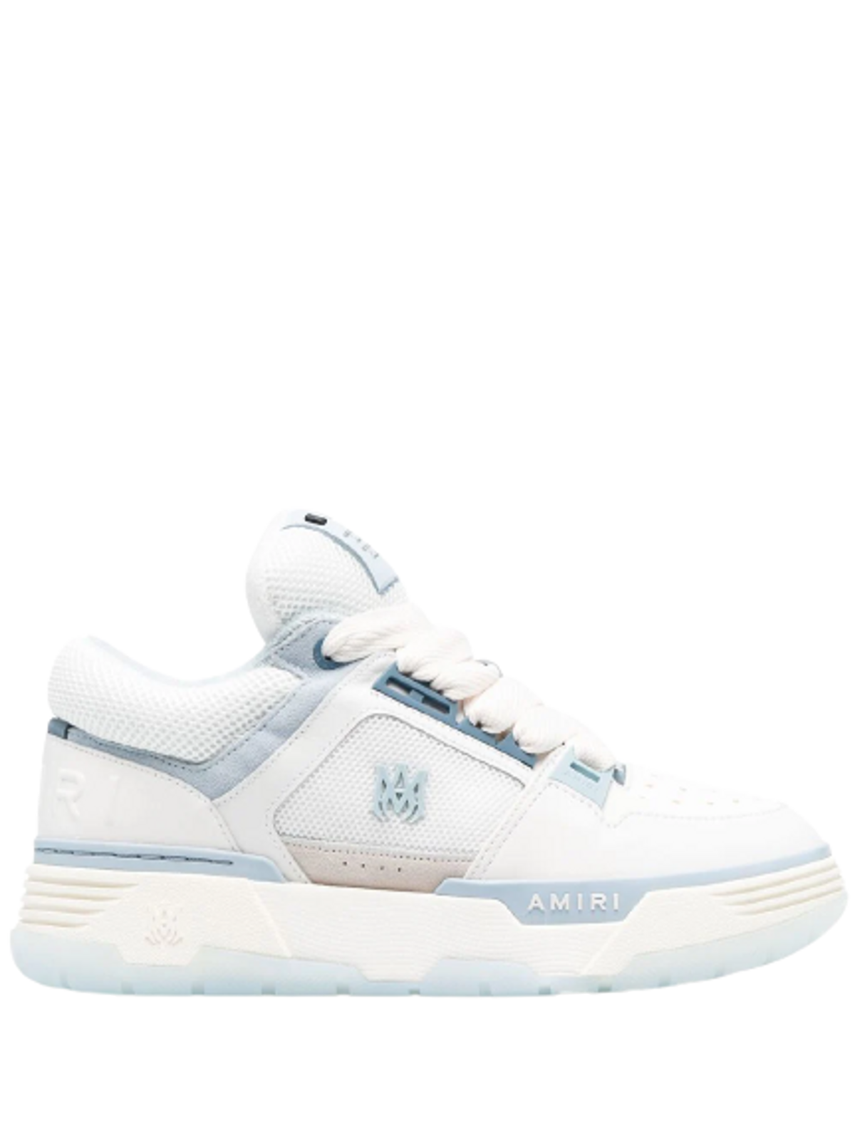 Amiri Embossed-logo Leather White Trainers | WHAT’S ON THE STAR?