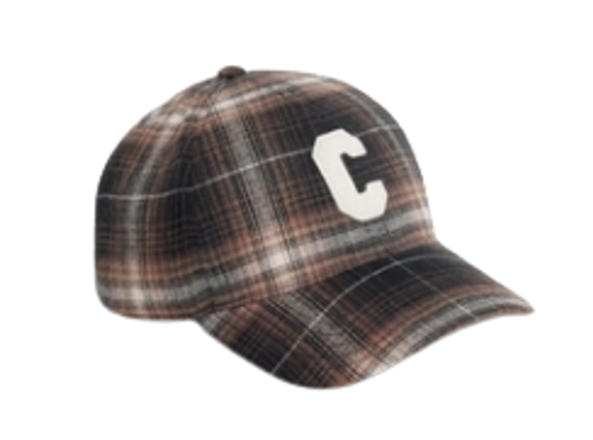 Celine Checked Cotton Initial Cap | WHAT’S ON THE STAR?