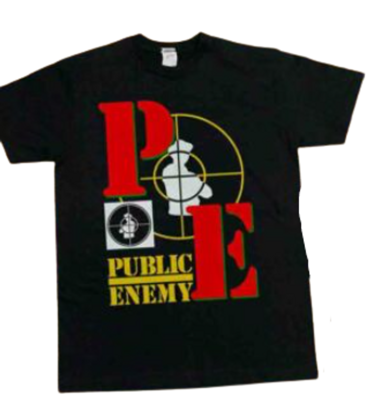Vintage Black Public Enemy T-Shirt | WHAT’S ON THE STAR?