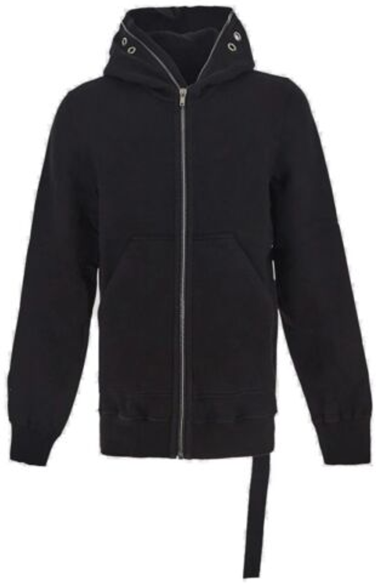 Rick Owens Black Full Zip Gimp Hoodie | WHAT’S ON THE STAR?
