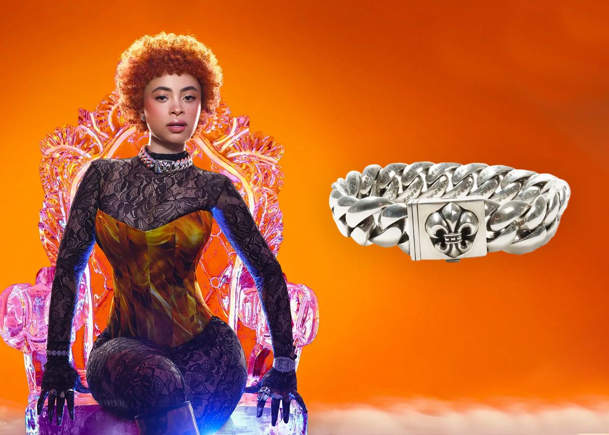 Ice Spice In Chrome Hearts Choker Chain Necklace | WHAT’S ON THE STAR?