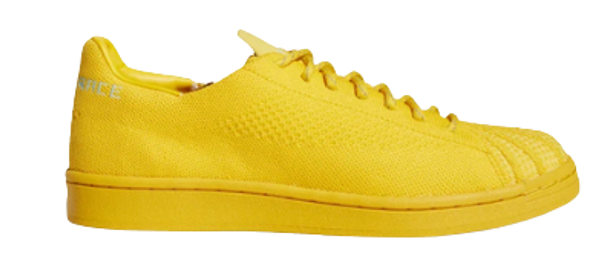 Adidas × Pharrell Superstar Yellow Sneakers | WHAT’S ON THE STAR?