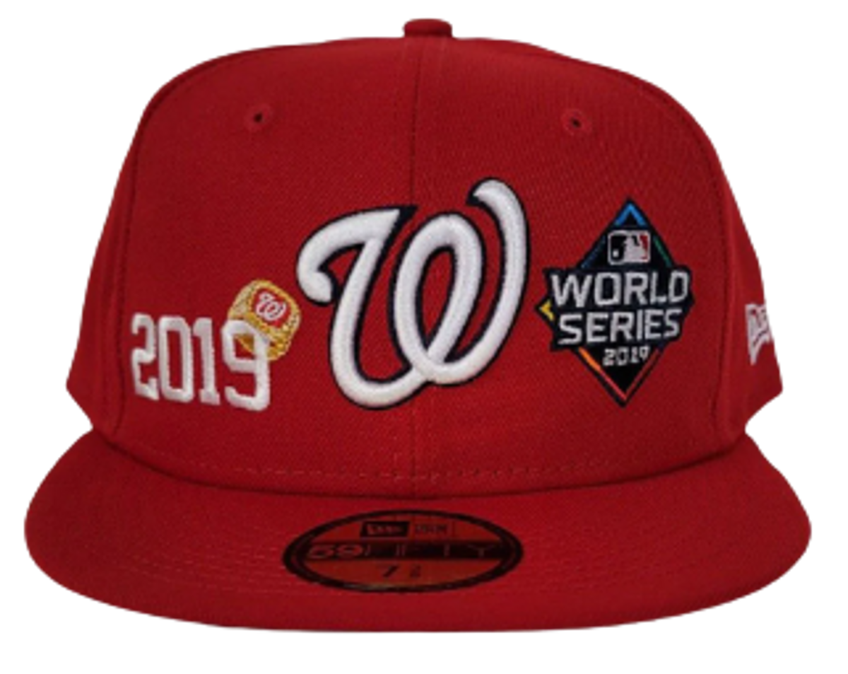New Era Red Washington Nationals 2019 World Series Champions Ring New ...