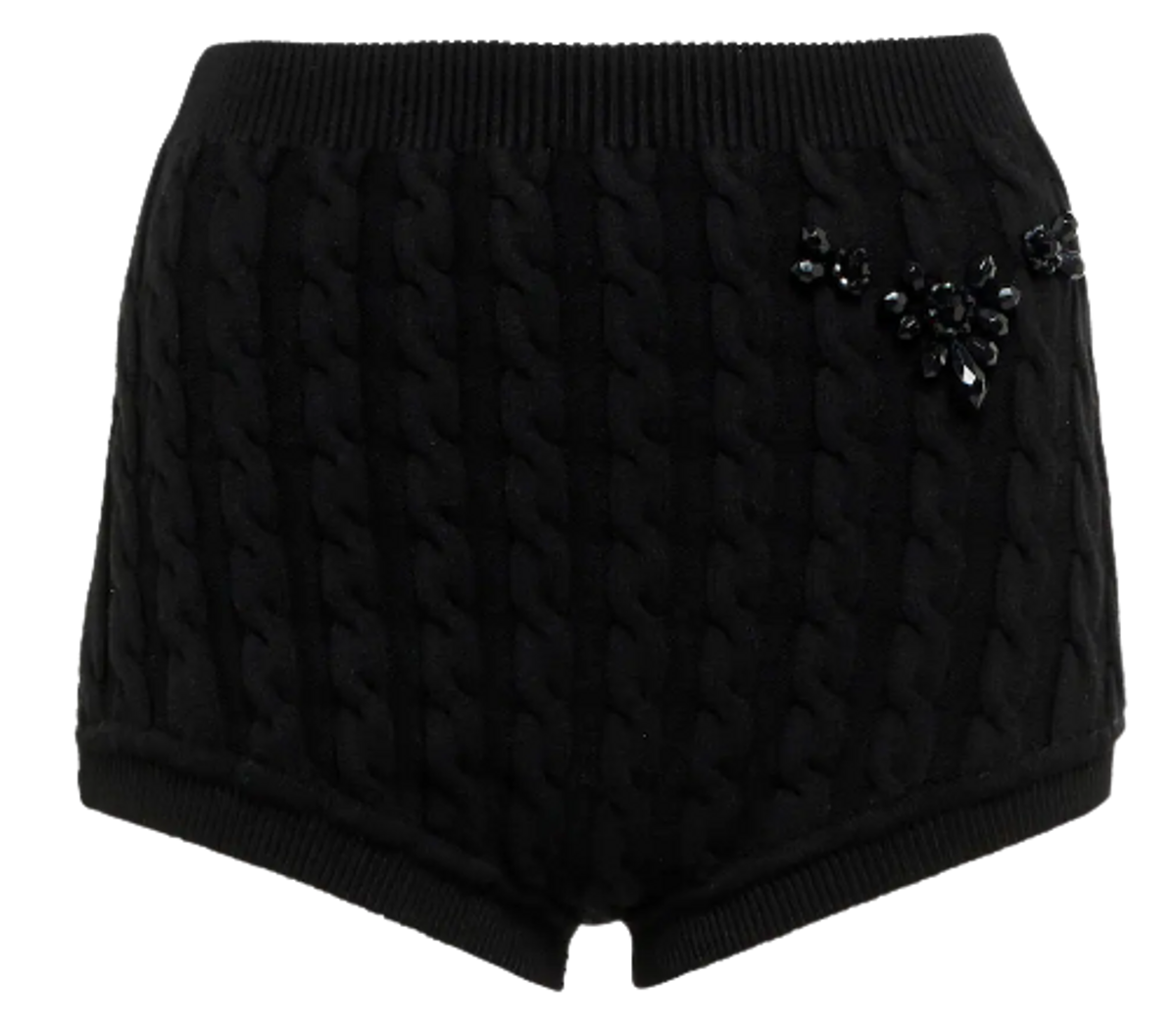 Simone Rocha Black Embellished Shorts | WHAT’S ON THE STAR?