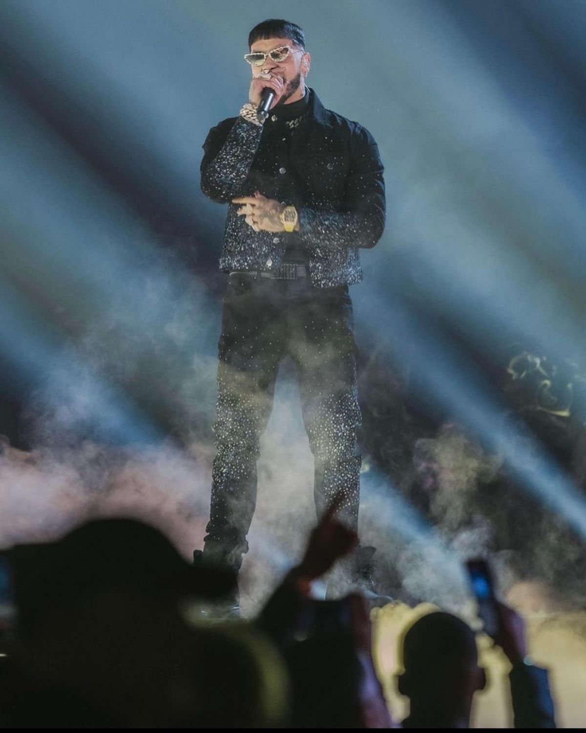 Anuel AA Outfit from April 21, 2023 | WHAT’S ON THE STAR?