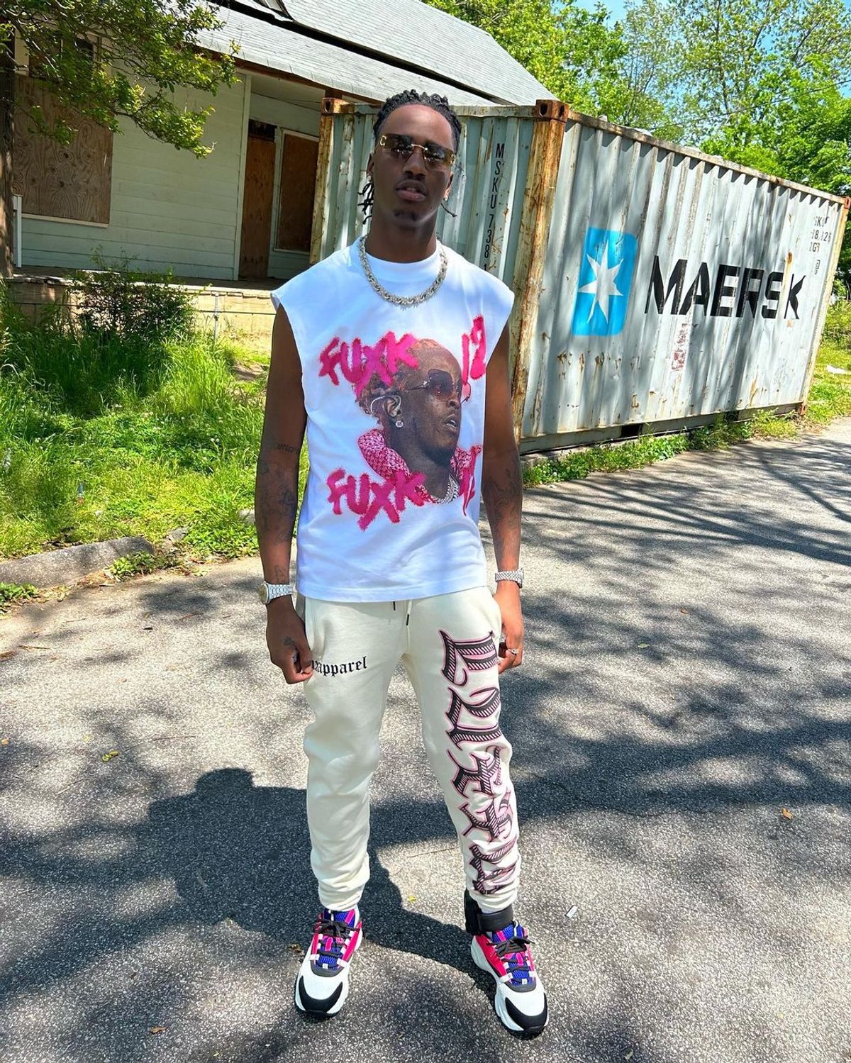 Yung Mal Outfit from April 21, 2023 | WHAT’S ON THE STAR?