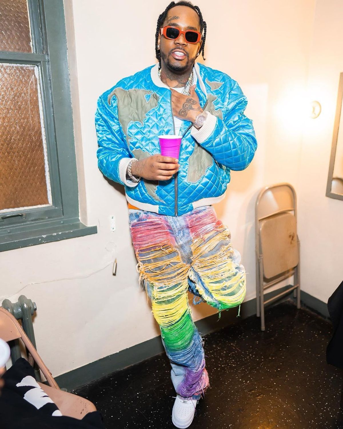 Fivio Foreign Outfit from April 30, 2023 | WHAT’S ON THE STAR?