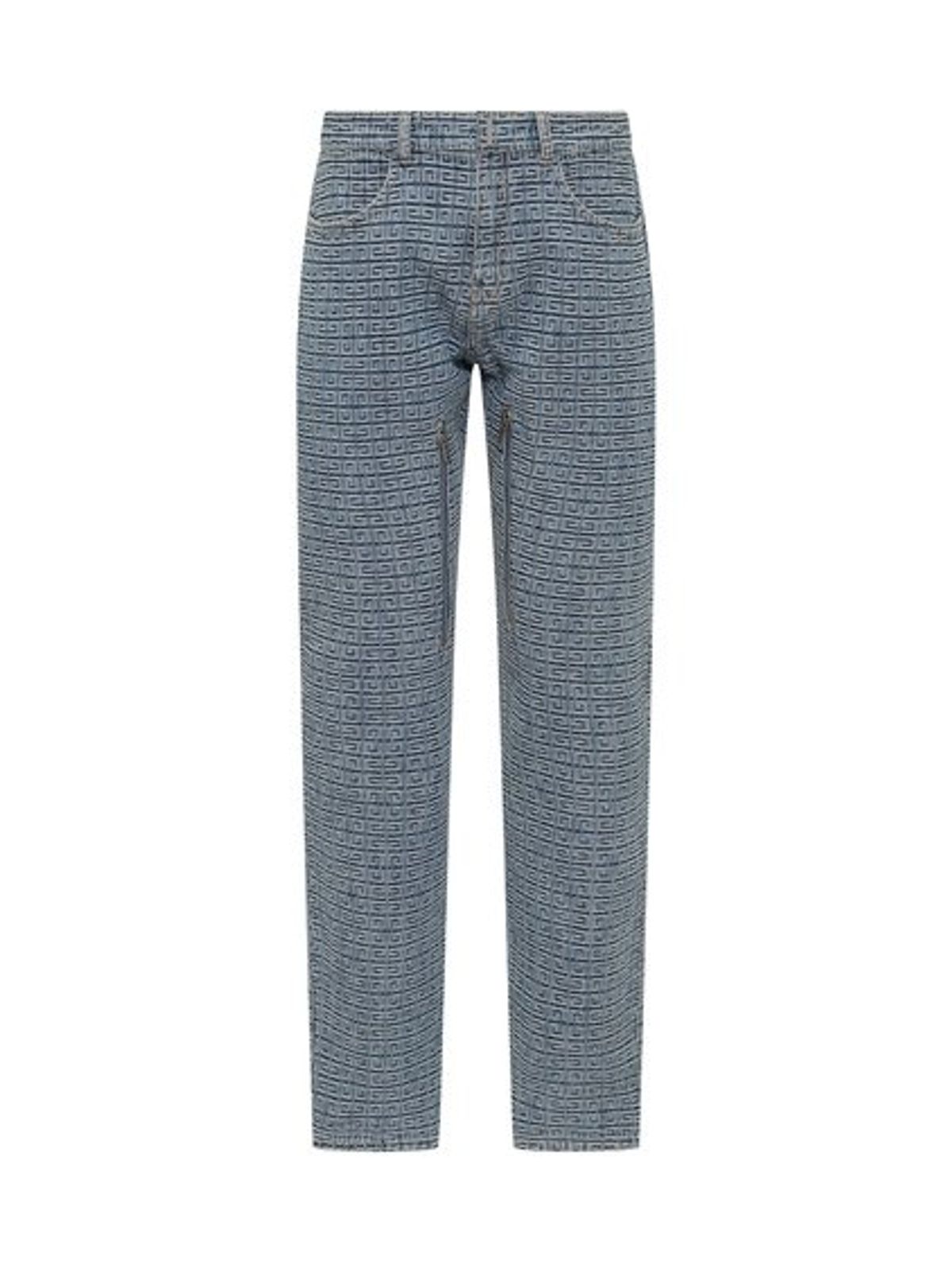 Givenchy 4g-pattern Slim-fit Jeans In Blue | WHAT’S ON THE STAR?