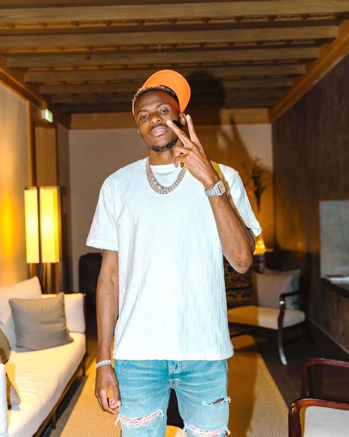 Victor Osimhen Outfit from May 5, 2023 | WHAT’S ON THE STAR?