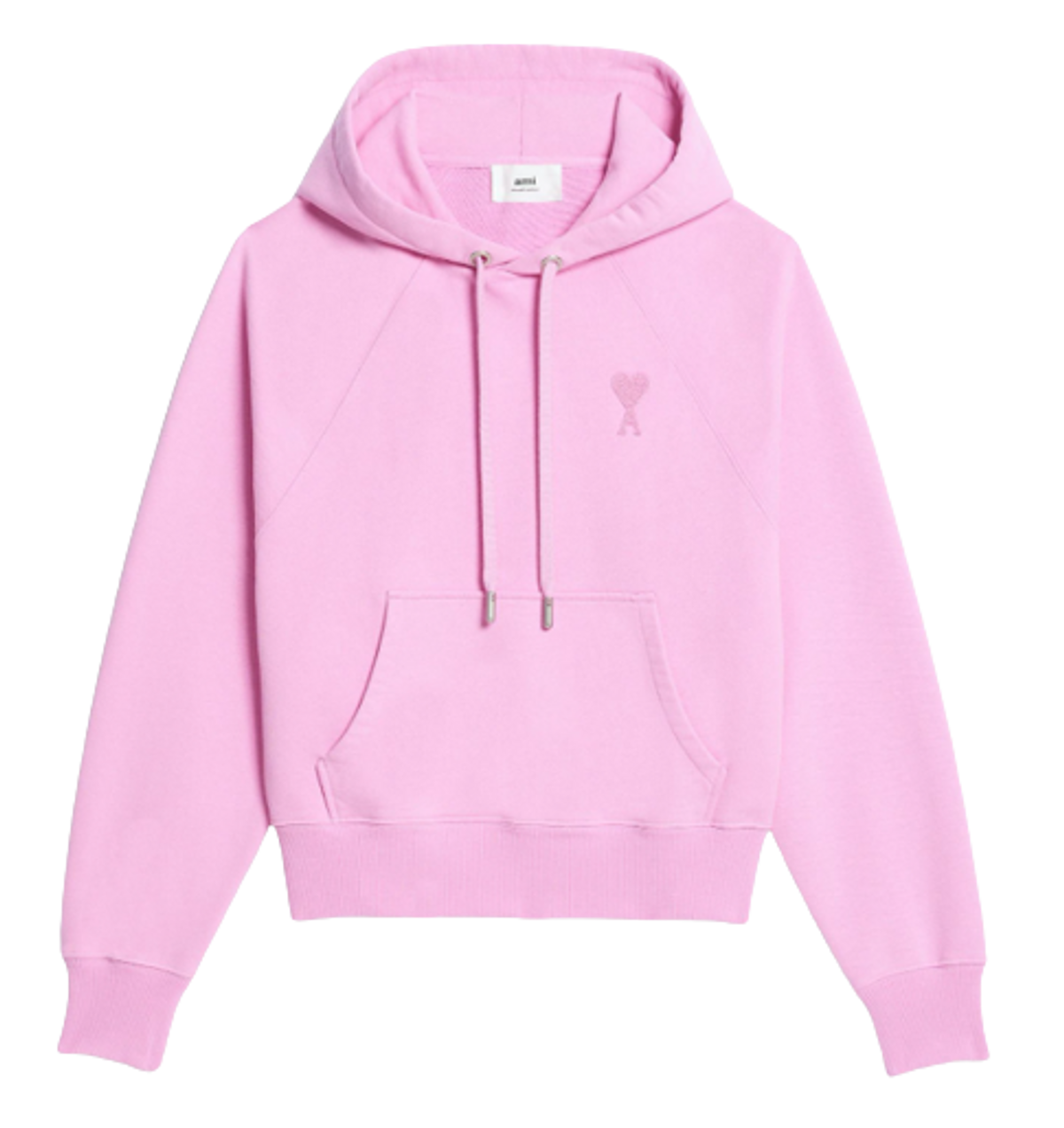 Ami Alexandre Mattiussi Pink Monogram Hoodie | WHAT’S ON THE STAR?