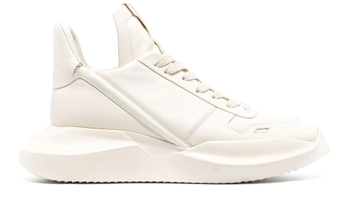 Rick Owens White Chunky Sole Low-Top Sneakers | WHAT’S ON THE STAR?