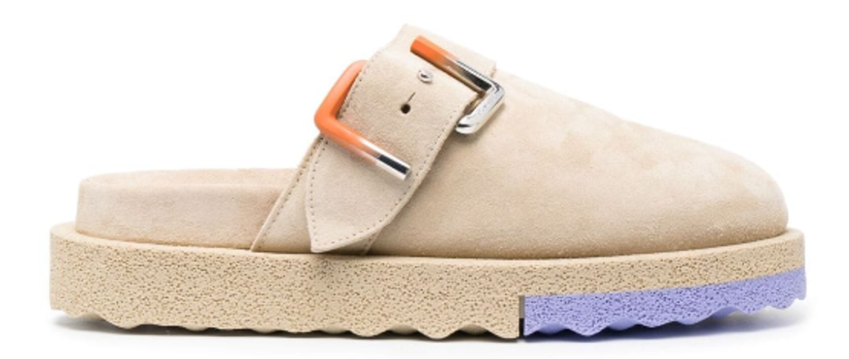 Off-White Spongesole Suede Clogs | WHAT’S ON THE STAR?