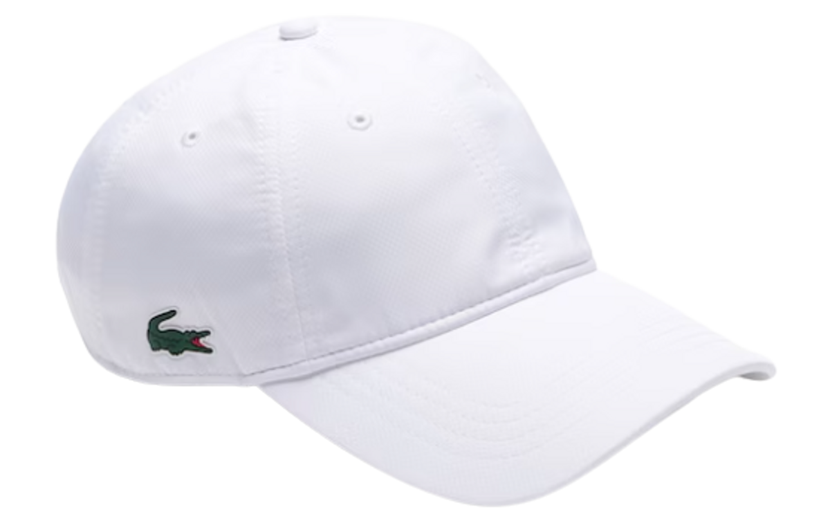 Lacoste White Lightweight Cap | WHAT’S ON THE STAR?