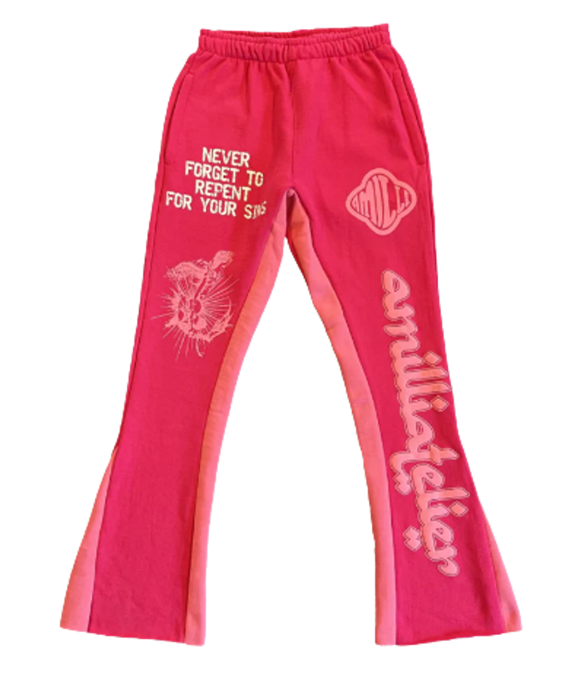 Amilli Atelier Never Forget Flare Sweatpants | WHAT’S ON THE STAR?