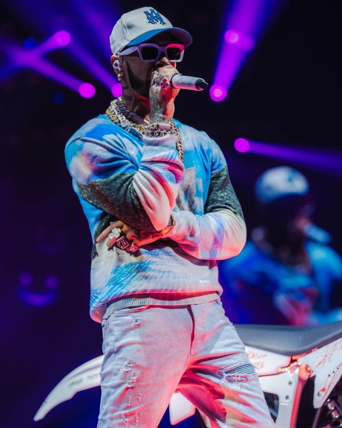 Anuel AA Outfit from May 16, 2023 | WHAT’S ON THE STAR?