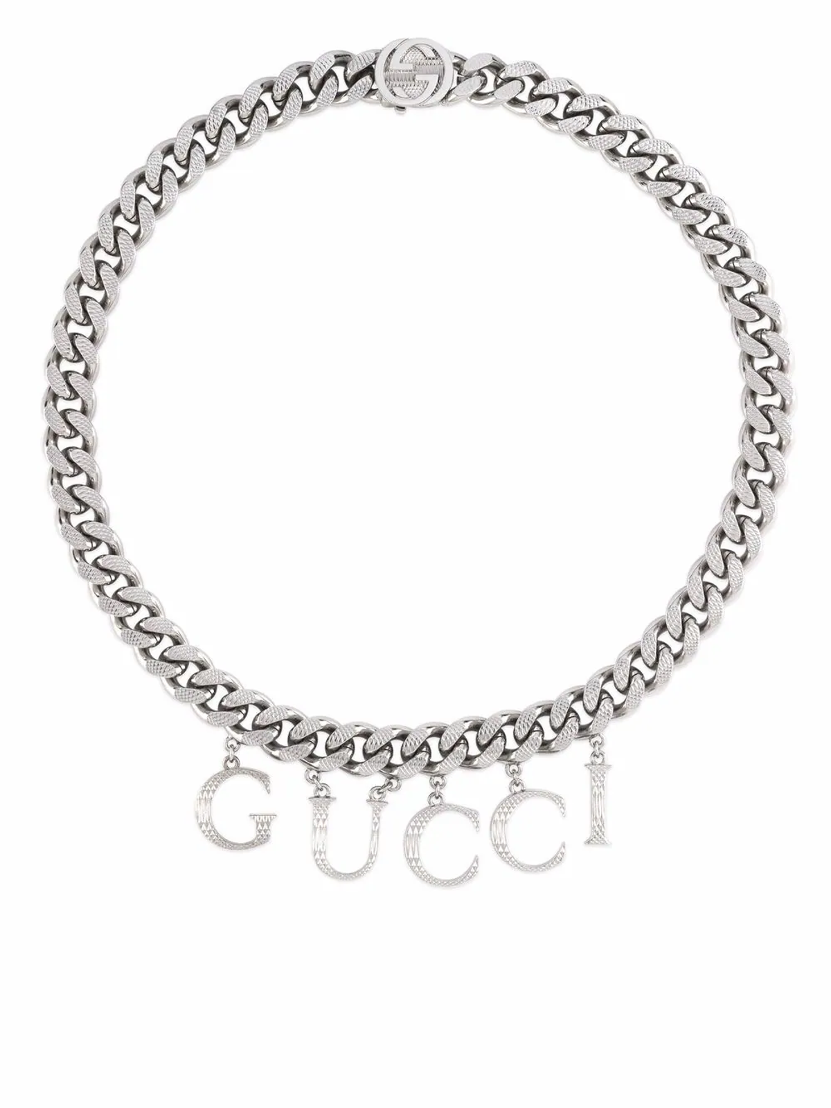 Gucci Silver Script Chain Necklace | WHAT’S ON THE STAR?