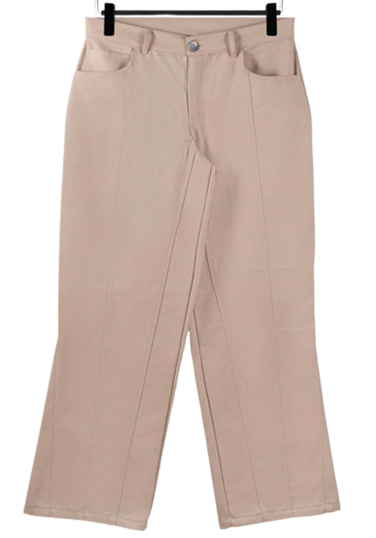 Pas Une Marque Flare Denim Sandstone Pants | WHAT’S ON THE STAR?
