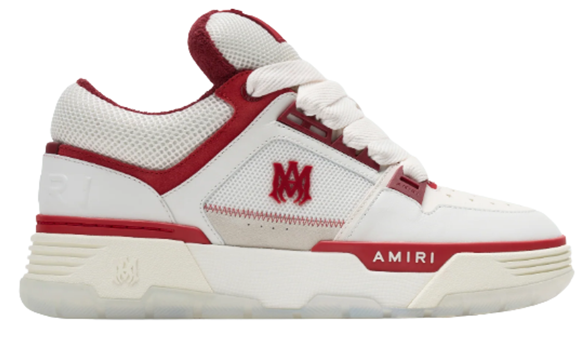 Amiri White And Red Ma-1 Sneakers | WHAT’S ON THE STAR?